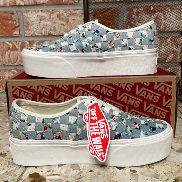 Vans | Shoes | Vans Authentic Stacked Woven Floral Multi | Poshmark